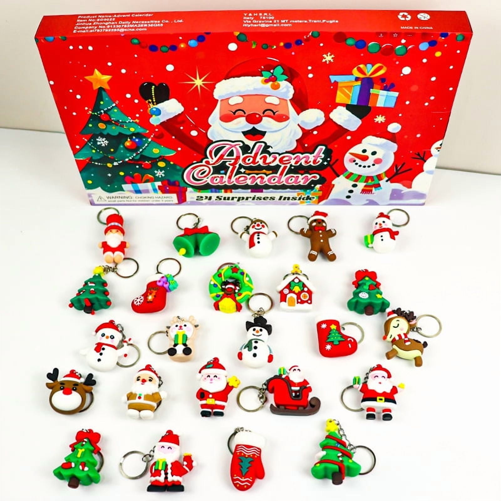 BILINGM New Advent Calendar 24Pcs Toys, Cute Figures Doll Advent ...