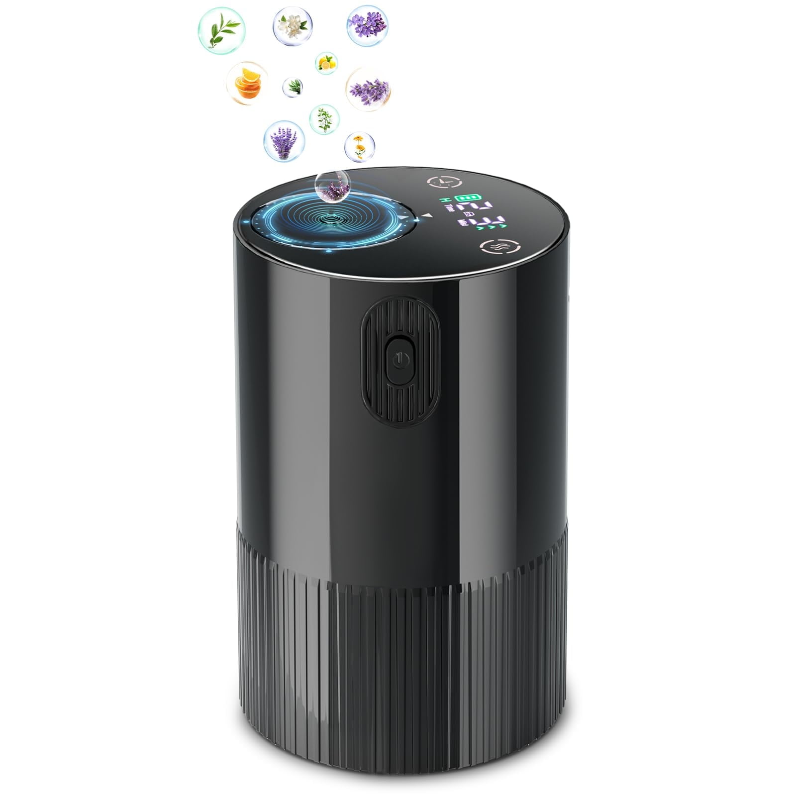 BILISPARK Waterless Essential Oil Diffuser Portable: Black Cordless ...