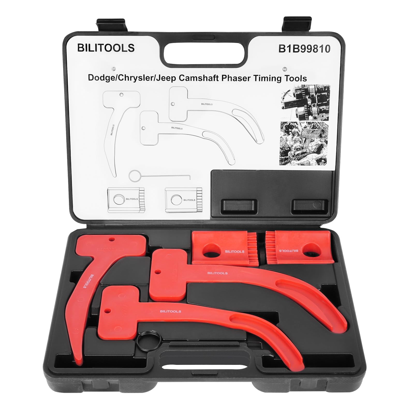 BILITOOLS 6-Piece Camshaft Phaser Timing Chain Lock Tool Kit for 3.6L ...