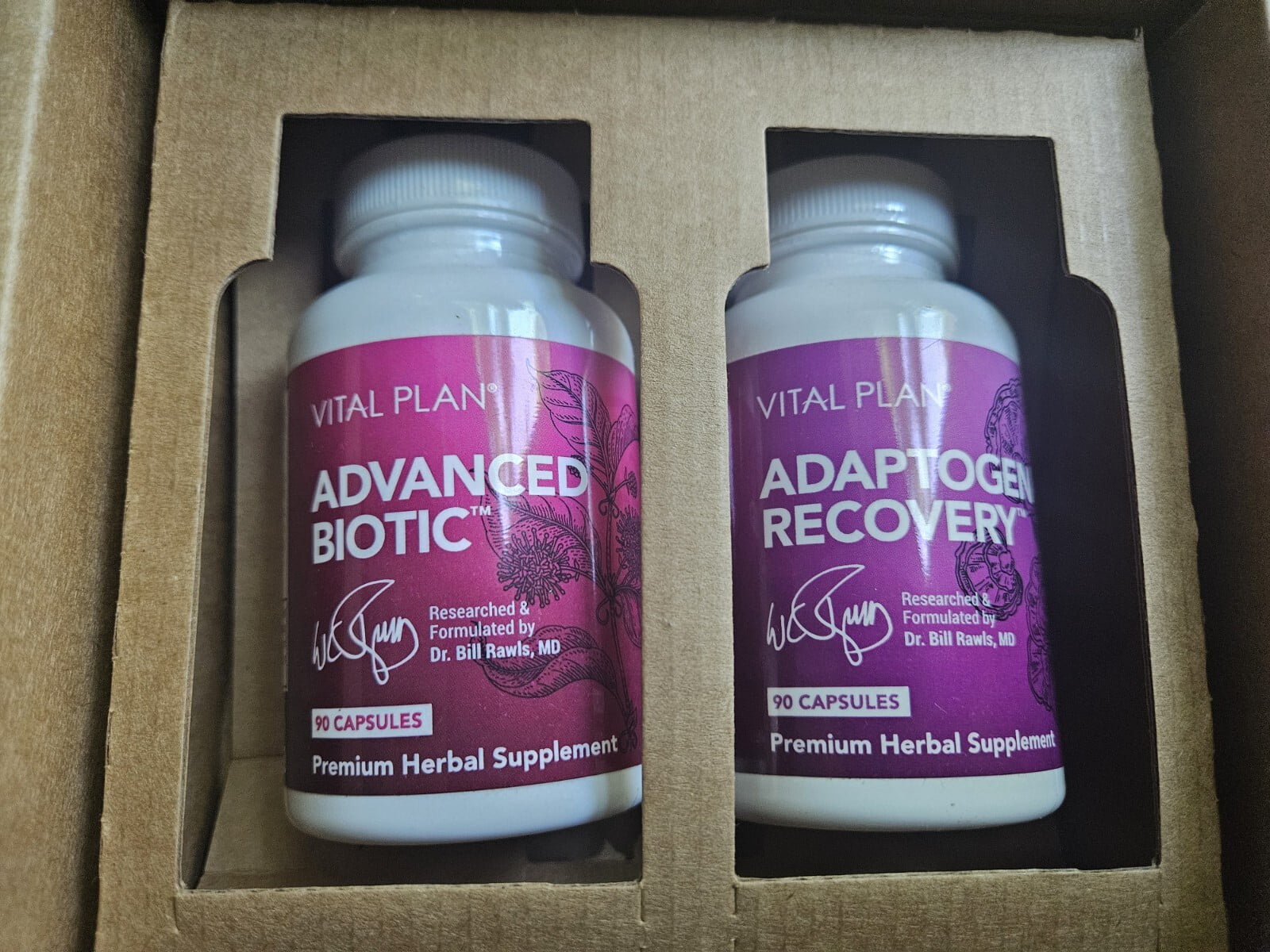 BILL RAWLS VITAL PLAN IMMUNE BOOST ADVANCED BIOTIC ADAPTOGEN REVOVERY ...