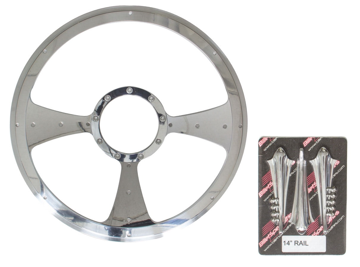 BILLET SPECIALTIES Rail - Profile Steering Wheel 14in P/N - P30096 ...