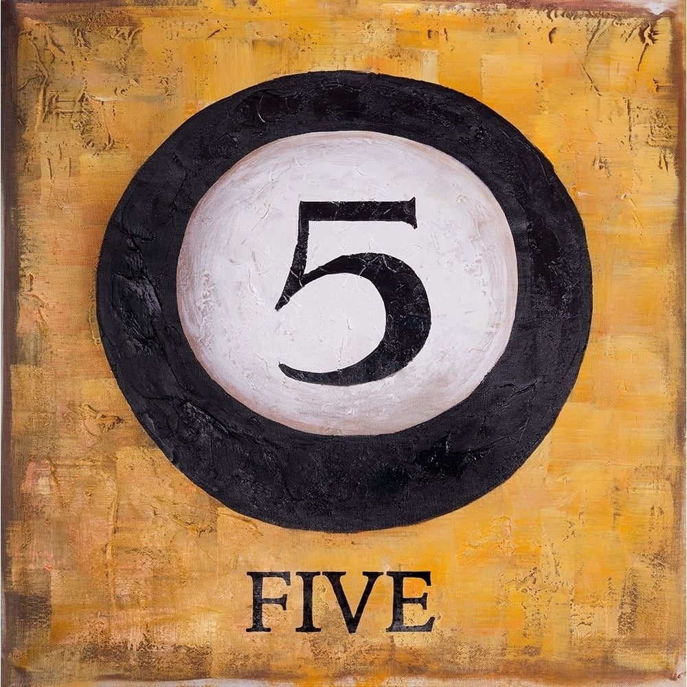 BILLIARD BALL NO5 Poster Print by Atelier B Art Studio - Walmart.com