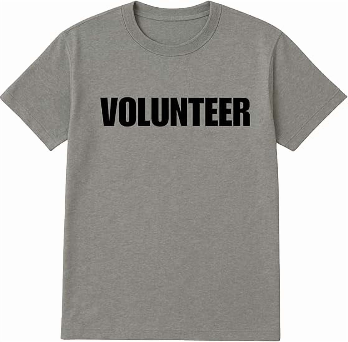 BILLIONHATS 12-Pack Gray Volunteer T-Shirt Size L – Cotton Blend ...