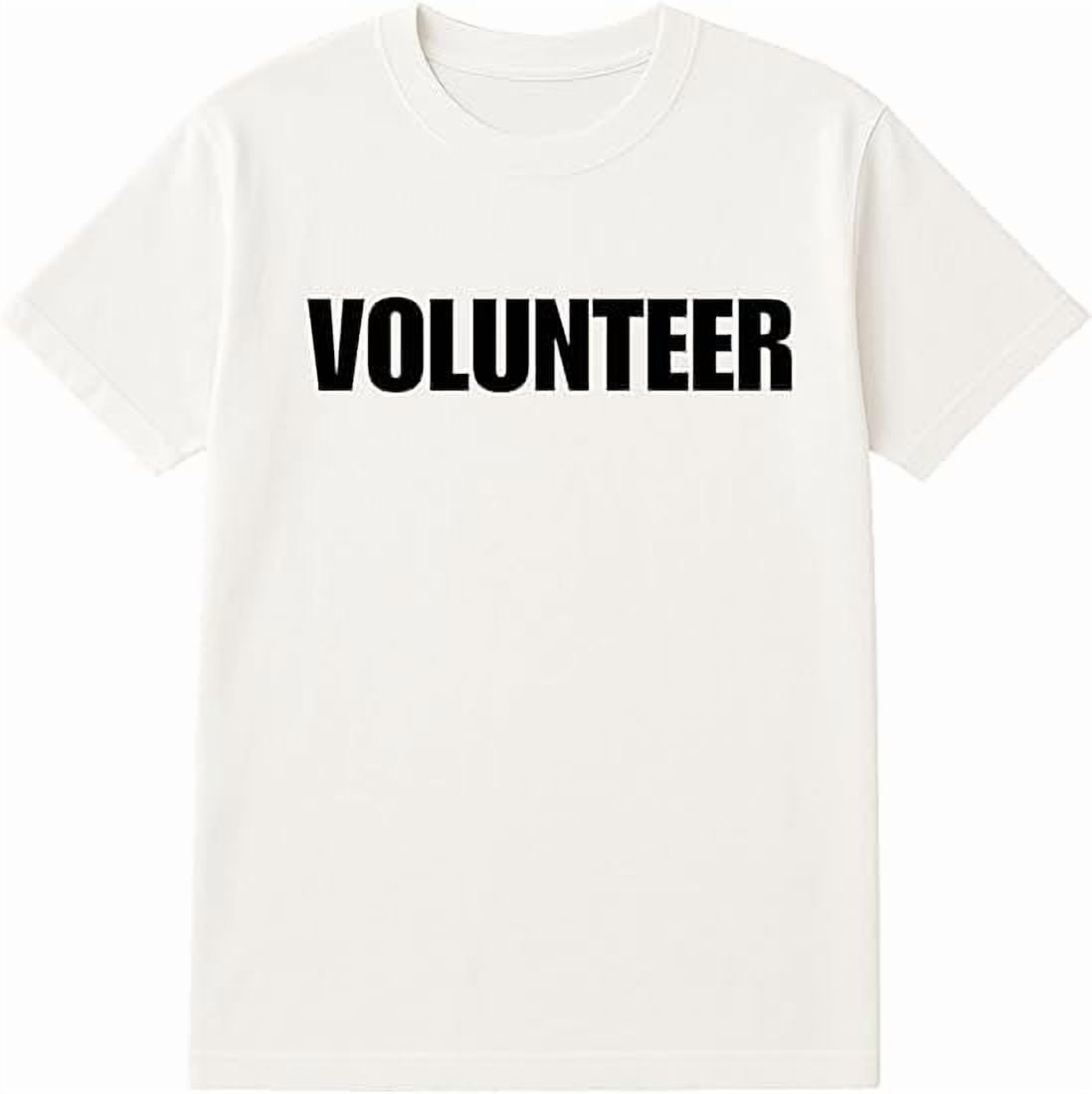 BILLIONHATS 12-Pack White Volunteer T-Shirt Size L – Cotton Blend ...