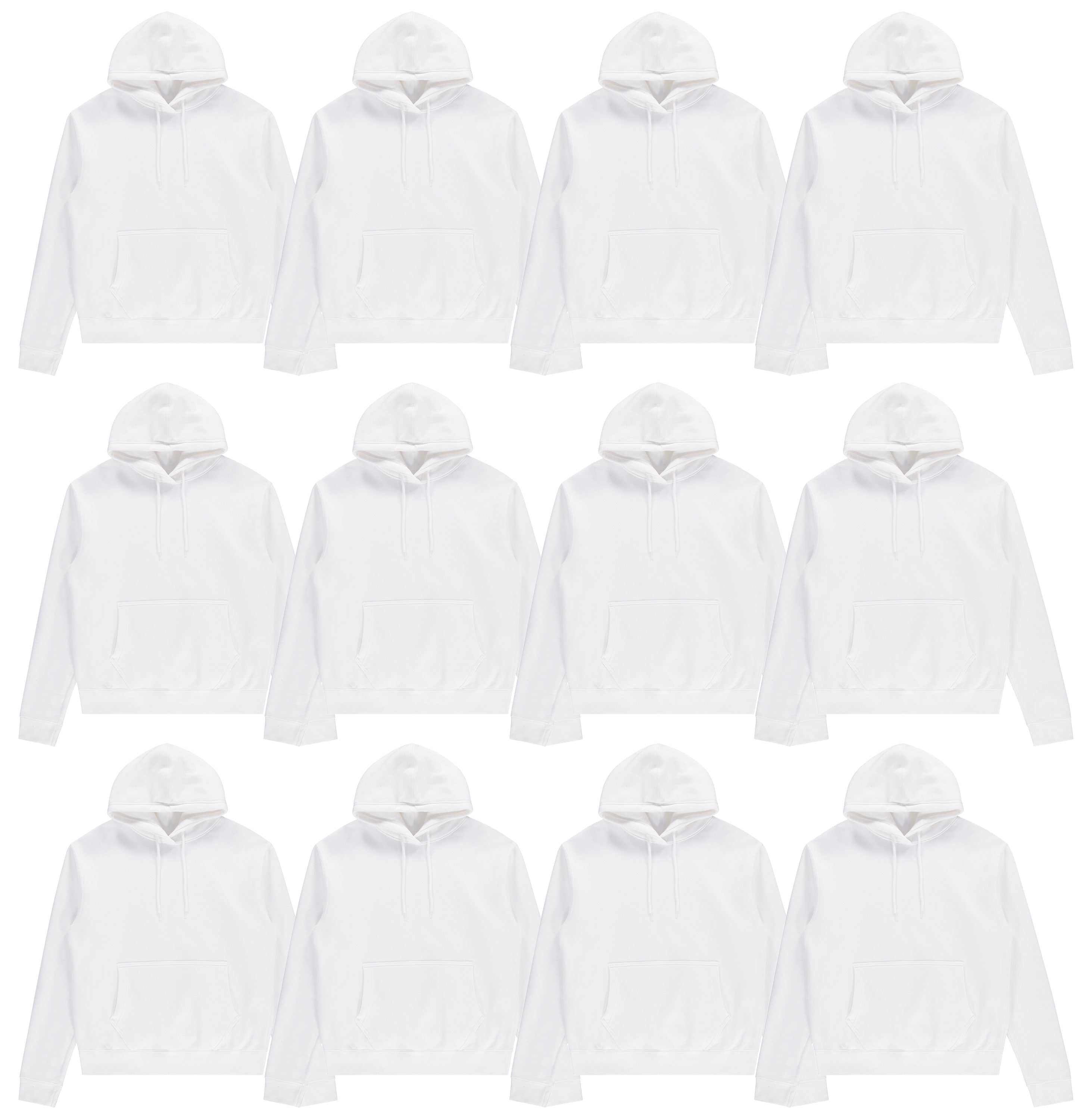 BILLIONHATS 12 Pack of Wholesale Hoodie Sweatshirts, Men's Women's ...