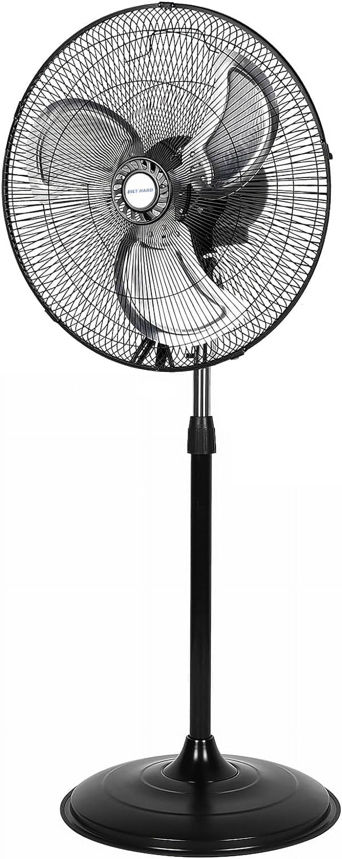 "BILT HARD Large 18"" High Velocity Pedestal Fan, 3850 CFM 3-Speed ...