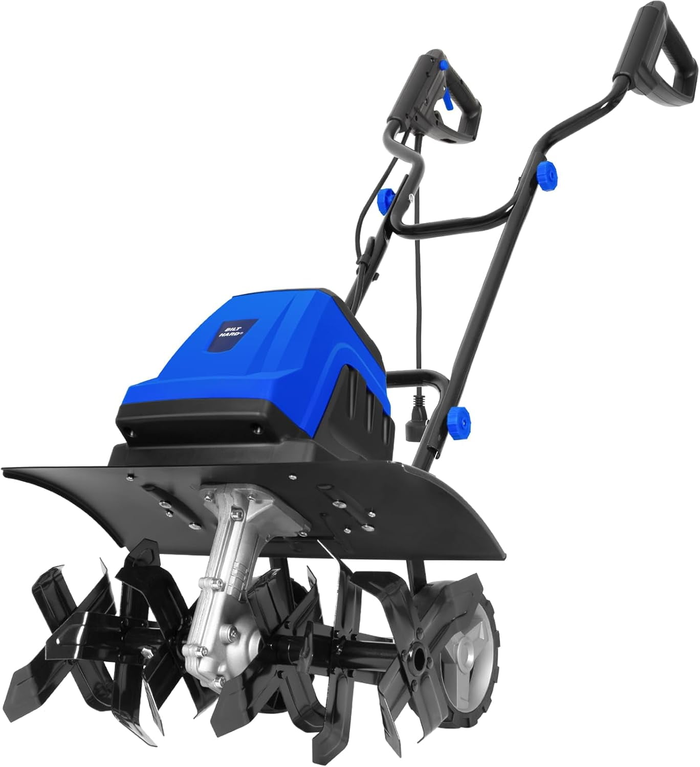 BILT HARD 18 Inch Electric Tiller Cultivator, Corded 15 Amp 6 Steel ...