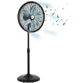 "BILT HARD 18"" High-Velocity Outdoor Misting Fan, 3-Speed, Adjustable ...