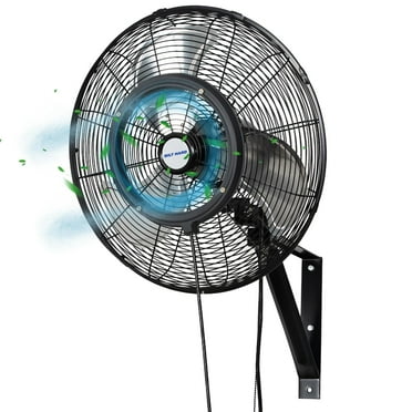 ACHAZEL Outdoor Pedestal Misting Fan 18 inch Oscillating Stand Misting ...