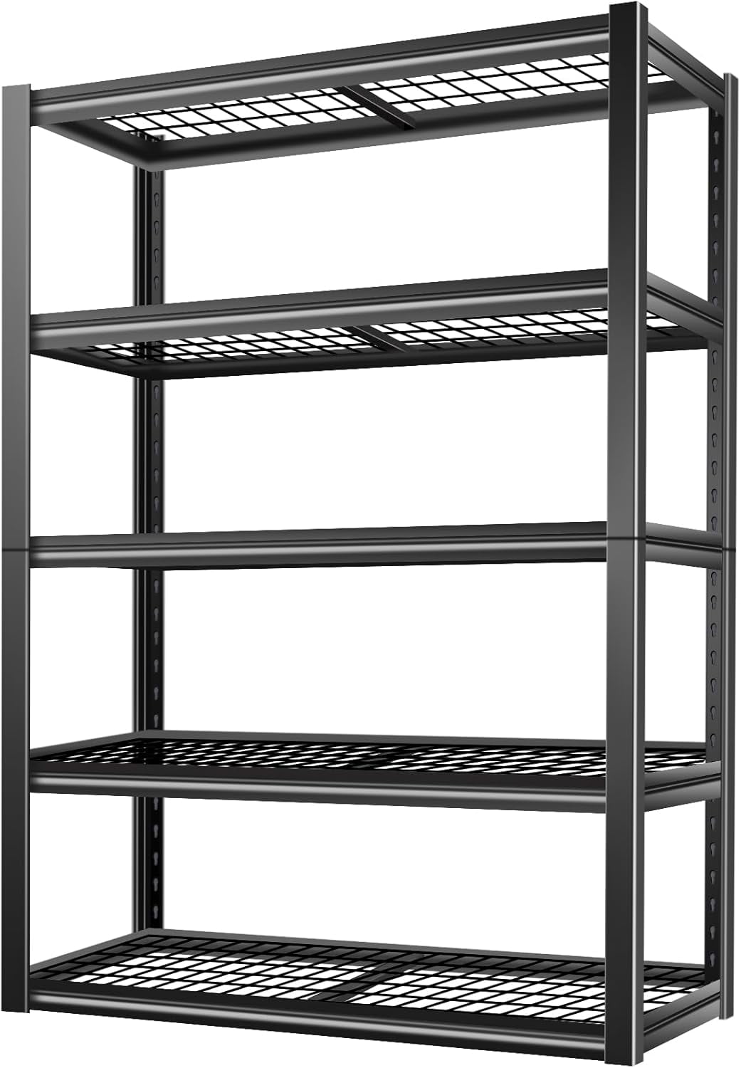 BILT HARD 3500LBS 60" W x 24" D x 72" H Garage Shelving, 5-Shelf ...
