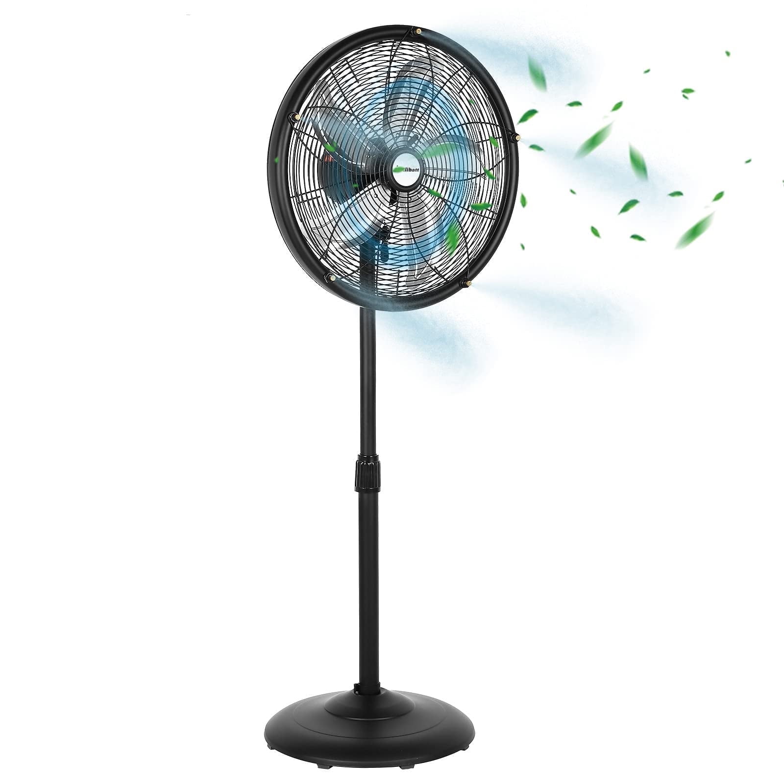 BILT HARD 4800 CFM 18" High-Velocity Industrial Pedestal Fan, 3-Speed ...
