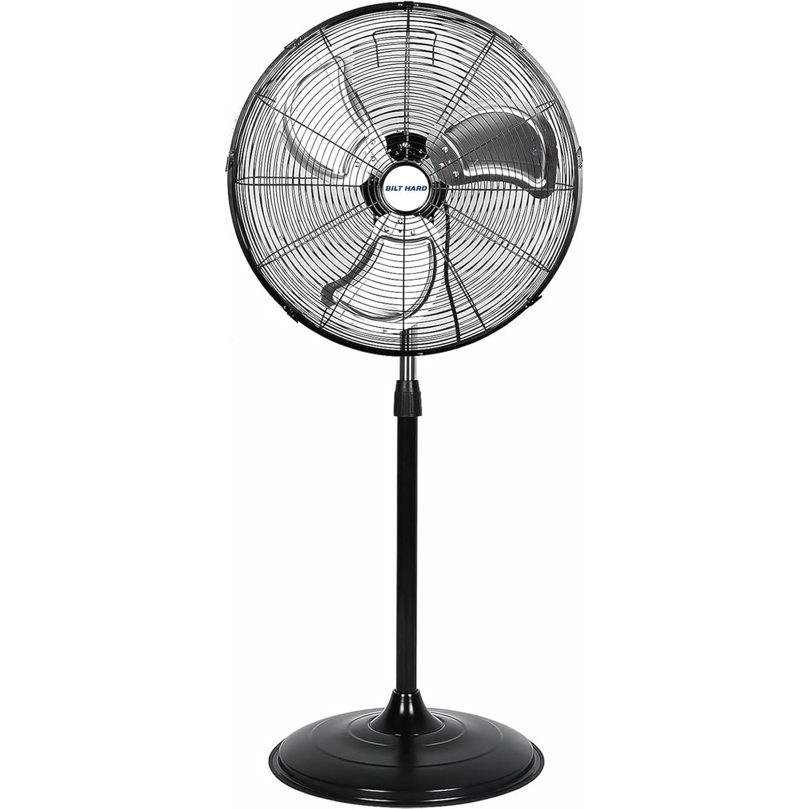 "BILT HARD 20"" 5200 CFM High Velocity Pedestal Fan, 3 Speed, Oscillating, Heavy-Duty" - Walmart.com