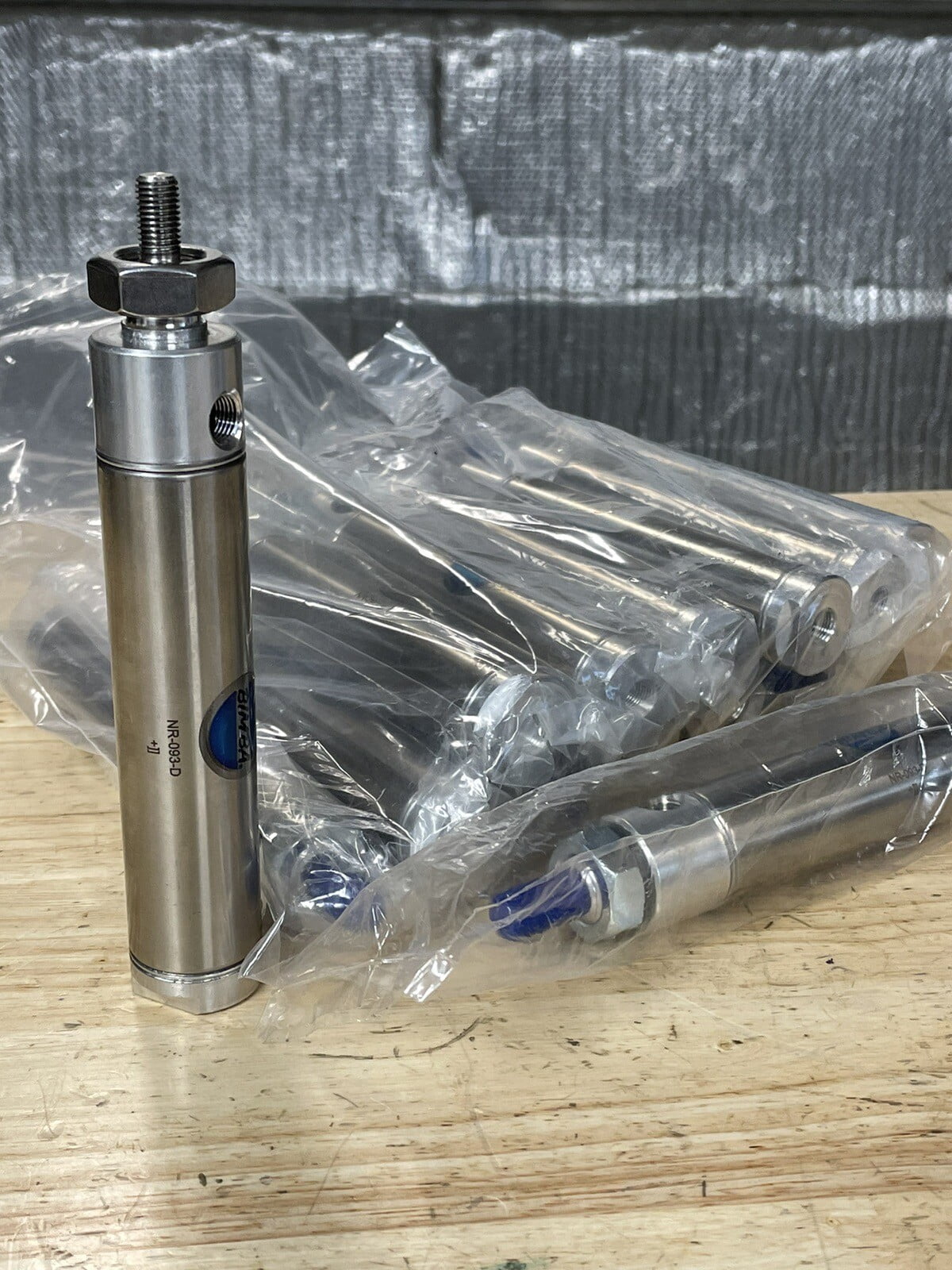 BIMBA NR-093-D non-rotating square rod pneumatic air cylinder ...