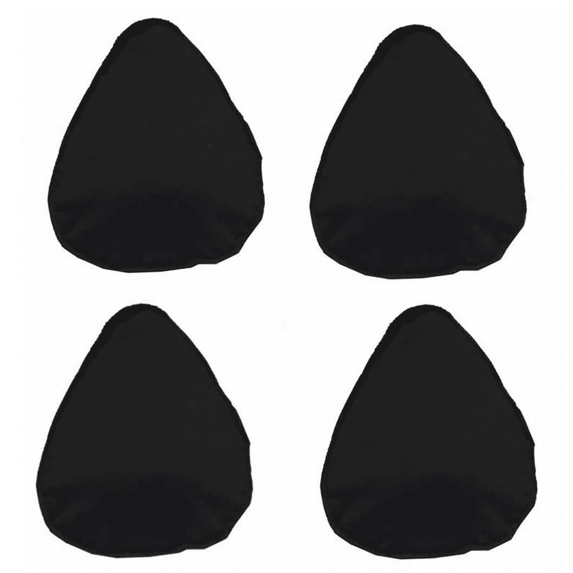 BIMEI 2 Pairs Cotton Protect Pocket for Teardrop Mastectomy Silicone ...
