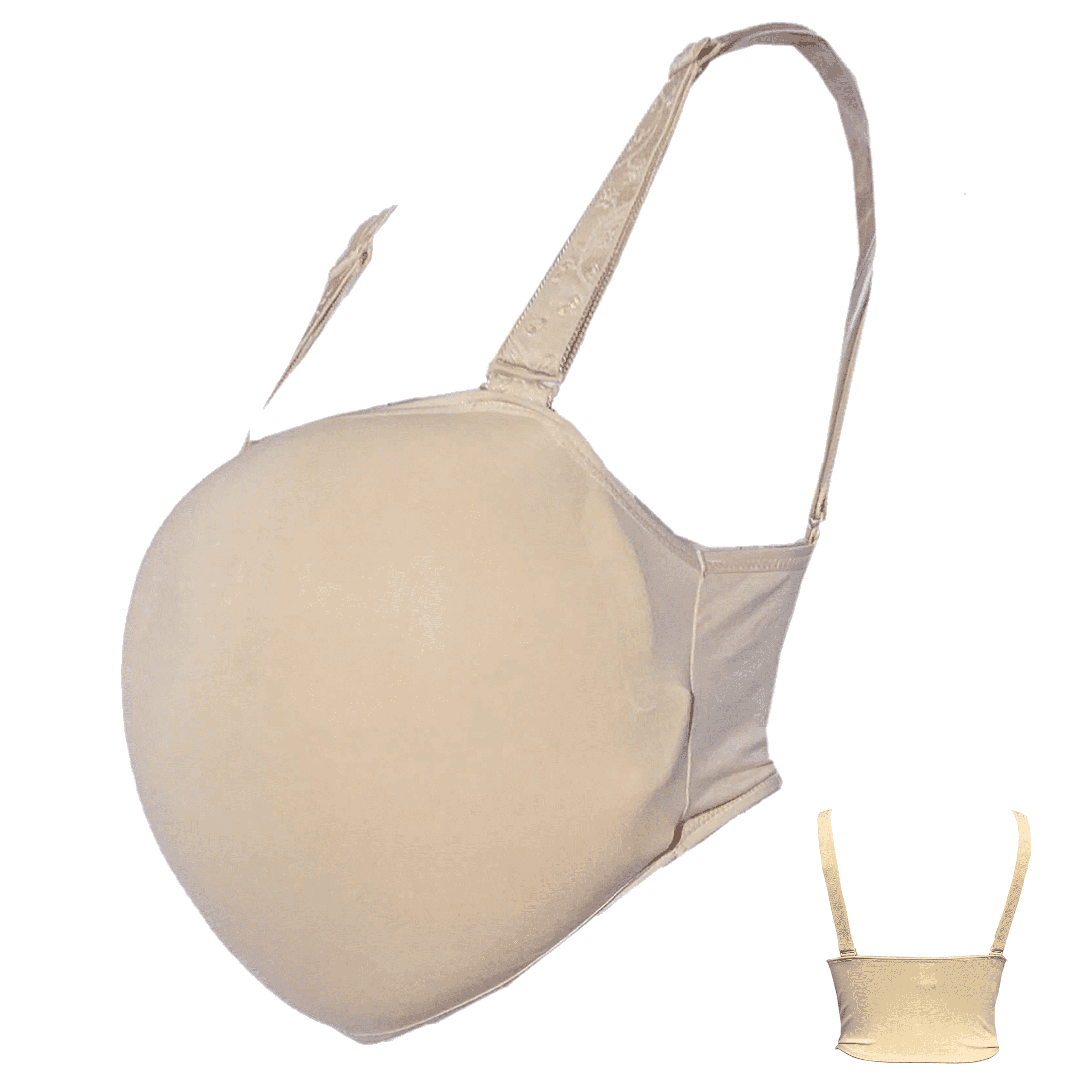 BIMEI Fake Pregnancy Belly Bodysuit Fake Belly Costumes (Not included ...