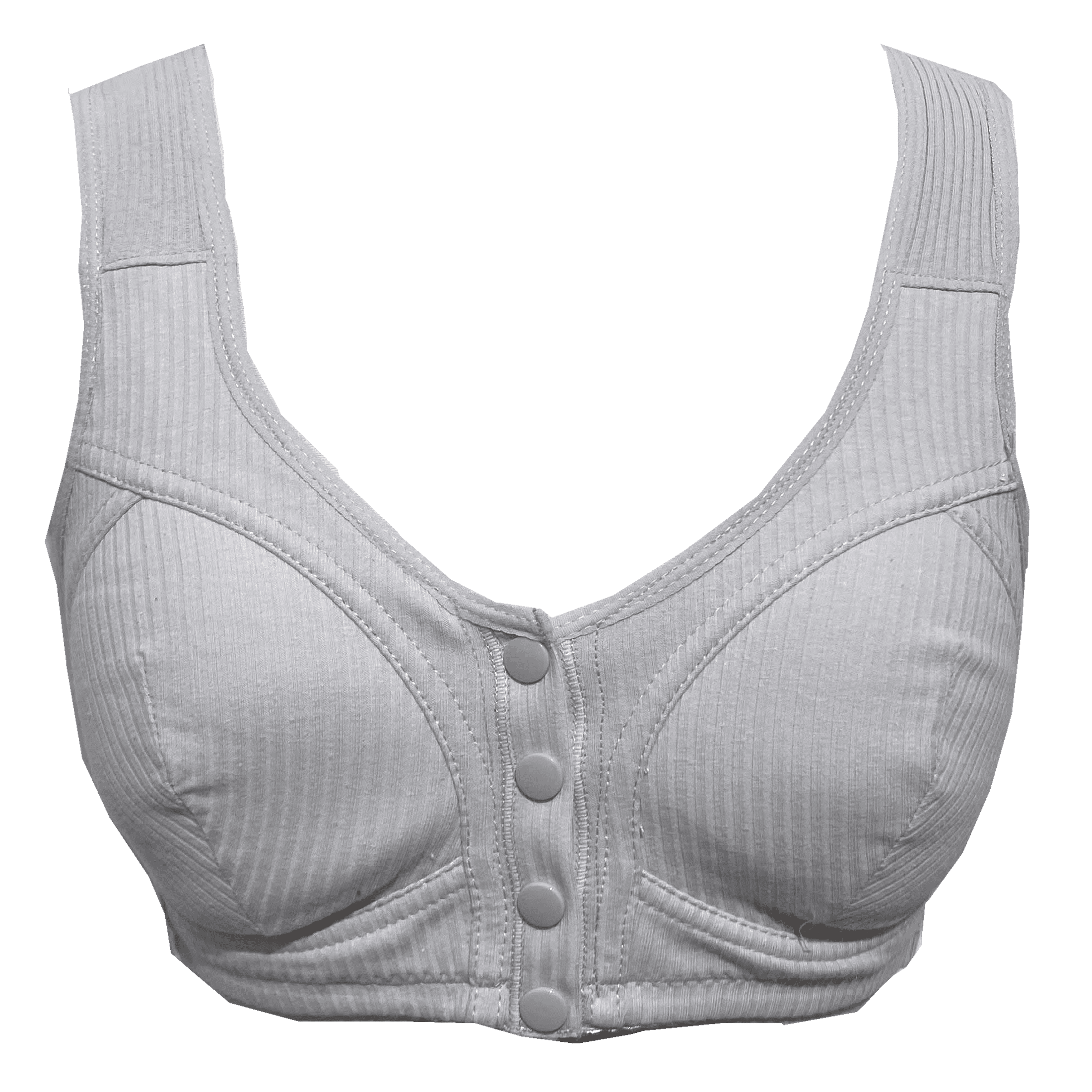 BIMEI Mastectomy Bra Front Snap Closure with Pocket Adjustable Soft ...