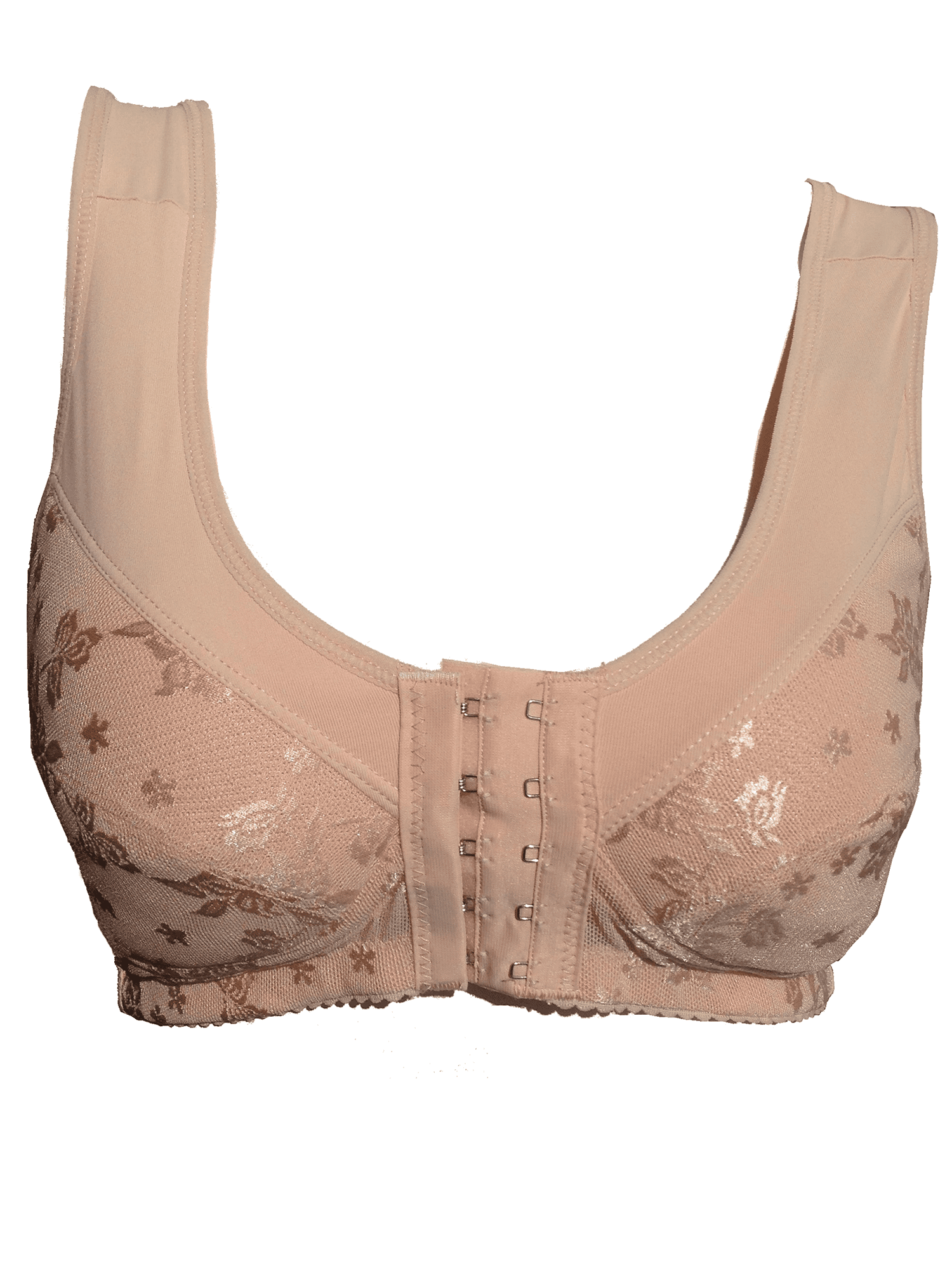 BIMEI Women's Front Closure Cotton Pocketed Mastectomy Bra Post Surgery ...