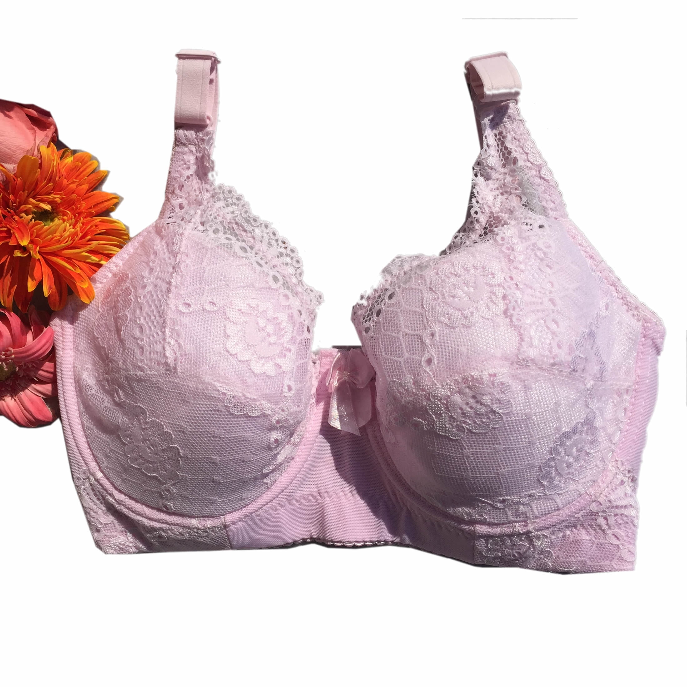 BIMEI Women’s Lace Pocket Bra for Breast Forms | Mastectomy Prosthesis ...
