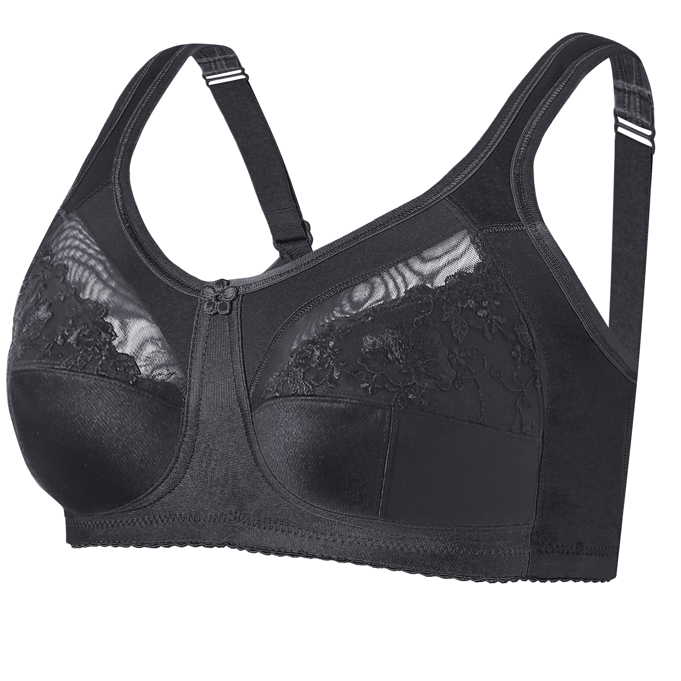 BIMEI Women's Mastectomy Bra Pockets Wireless Post-Surgery Invisible ...