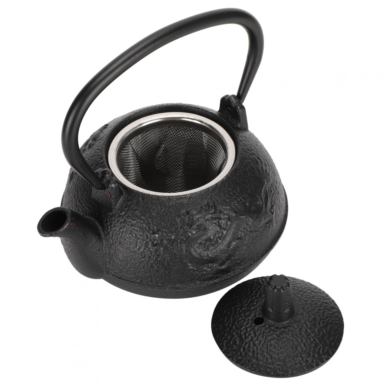 BIMZUC 0.3L Cast Iron Teapot Kettle, Japanese Style Uncoated Tea Pot ...