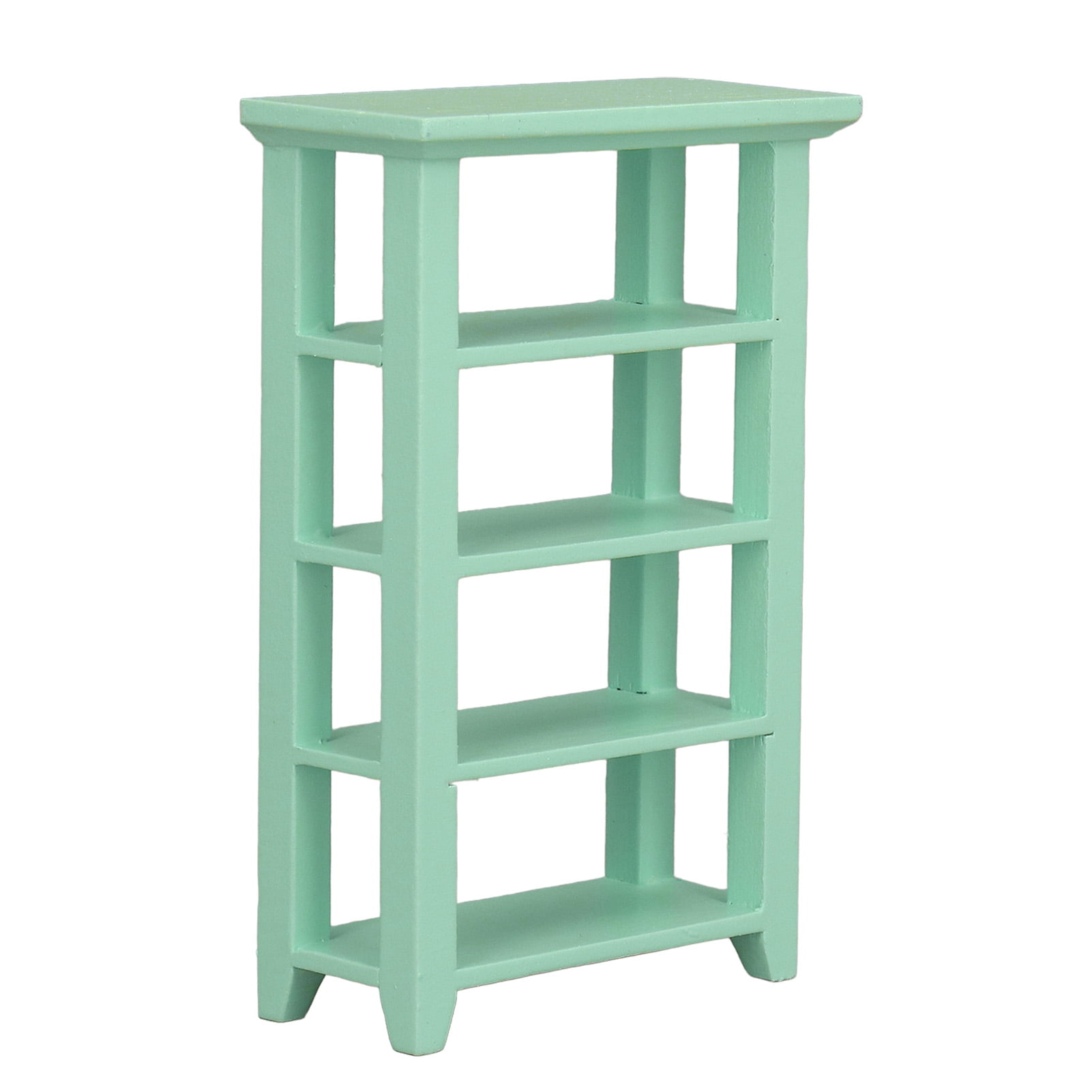 BIMZUC 1:12 Scale Dollhouse Flower Stand 4 Layers Wooden Miniature ...