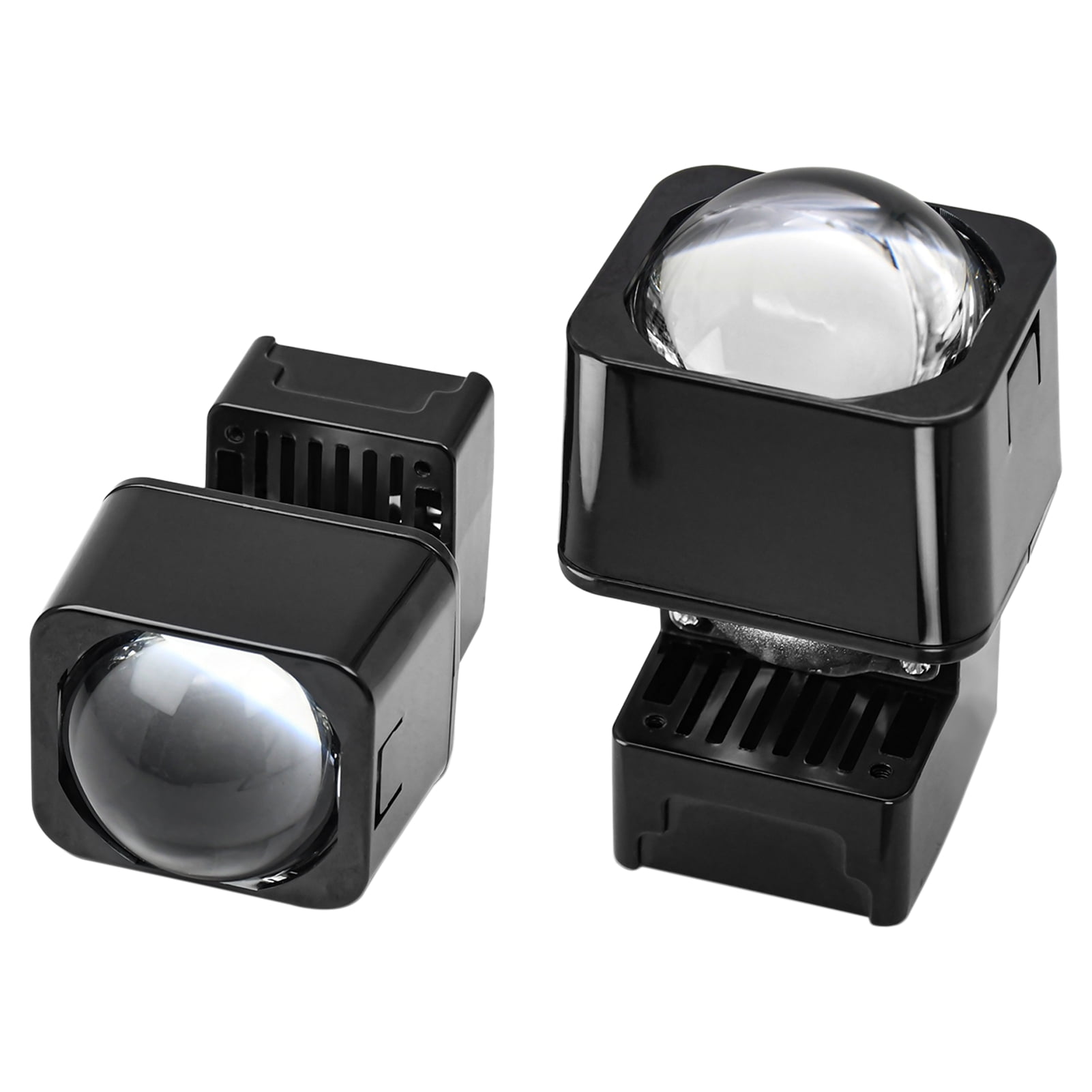 BIMZUC 1.5-inch (3.8 cm) Mini LED Projector Lens Car Headlights, 2-Pack ...