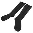 BIMZUC 1 Pair 15-20mmHg Closed Toe Zipper Compression Socks Women Knee ...