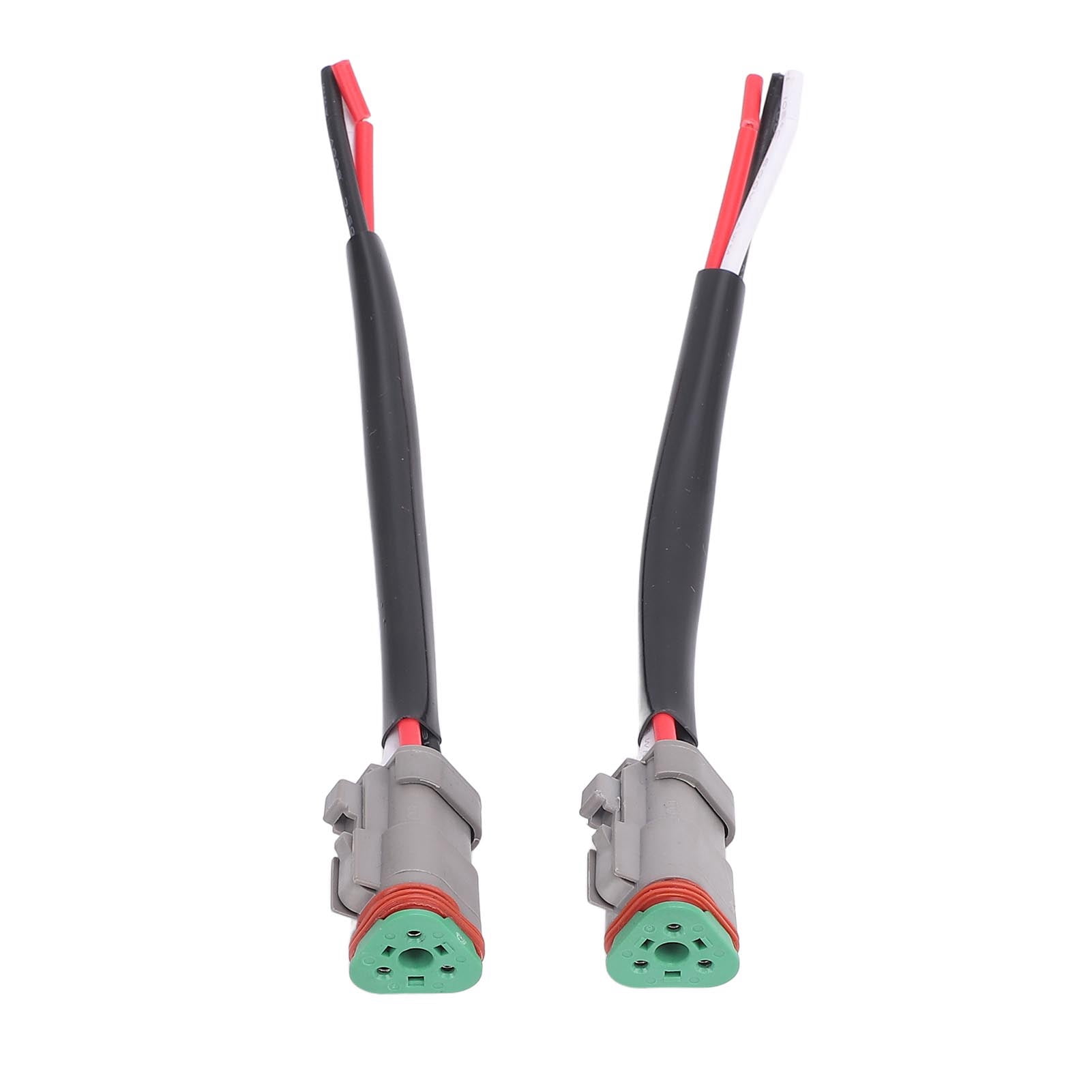 BIMZUC 1 Pair 3 Pin DT Connectors Waterproofing Automotive Electrical ...