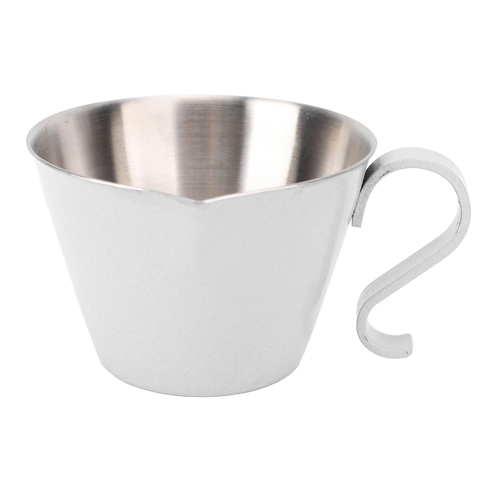 BIMZUC 100 ML Stainless Steel Coffee Measuring Cup – V‑Shaped Spout ...