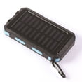 BIMZUC 10000mAh Solar Waterproof Power Bank Outdoor Portable Phone ...