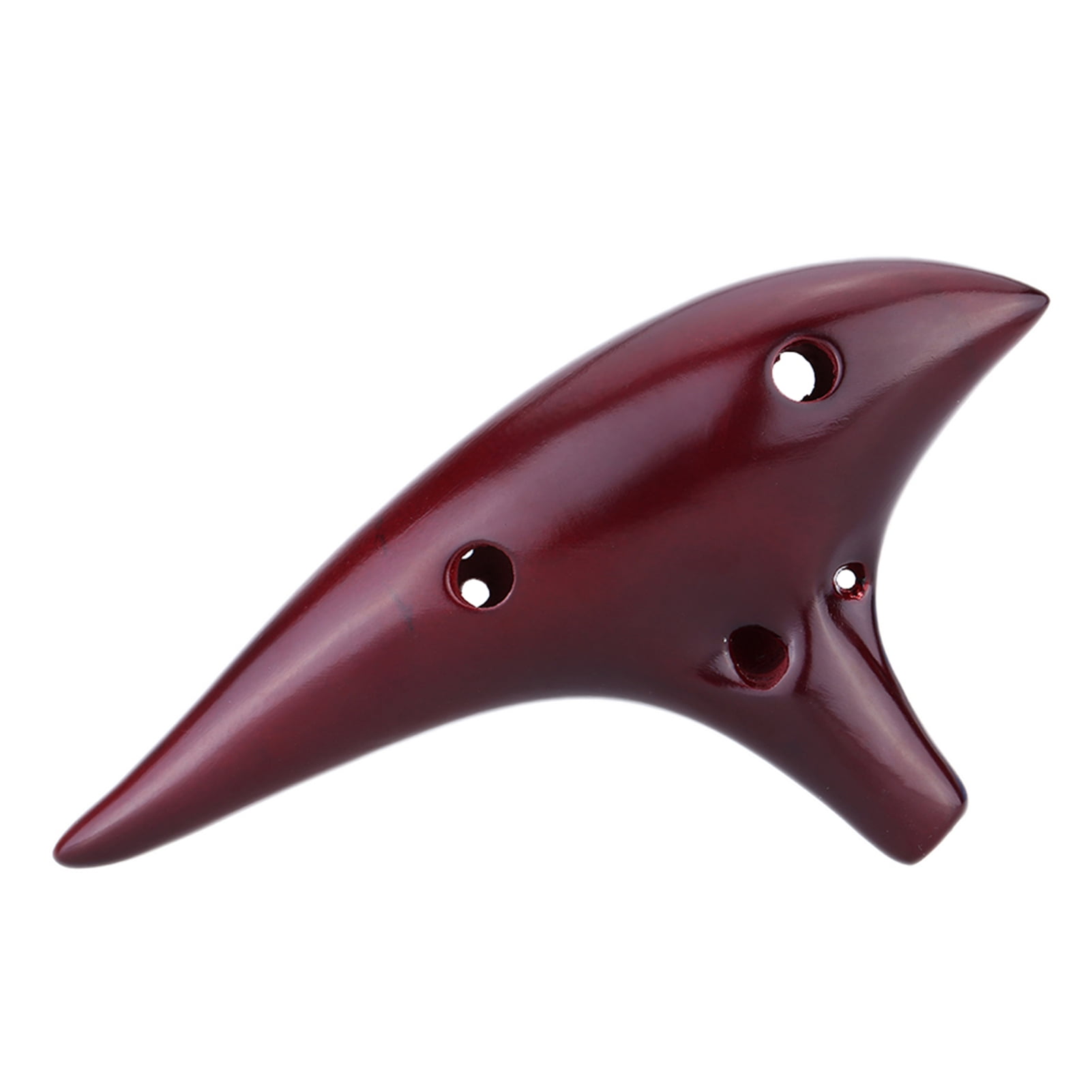 BIMZUC 12-Hole Dolomite Ceramic Ocarina Alto C Smoked Burn Submarine ...