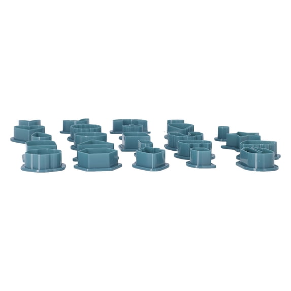 BIMZUC 142 Pcs Dark Blue Polymer Clay Cutters Set Plastic Sculpting ...