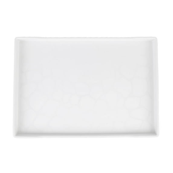BIMZUC 15x10.4in Reusable Plastic Serving Tray – Durable, Non‑Slip ...