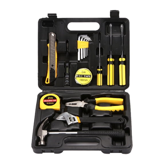 BIMZUC 16-Piece Utility Toolbox Multifunctional Hand Tool Set for ...