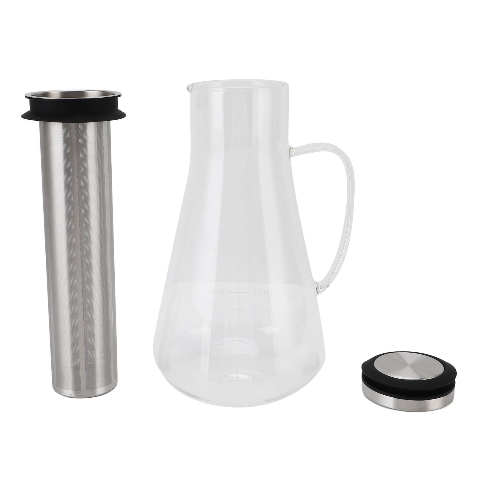 BIMZUC 1600ml Stainless Steel Cold Brew Coffee Maker with Scale ...