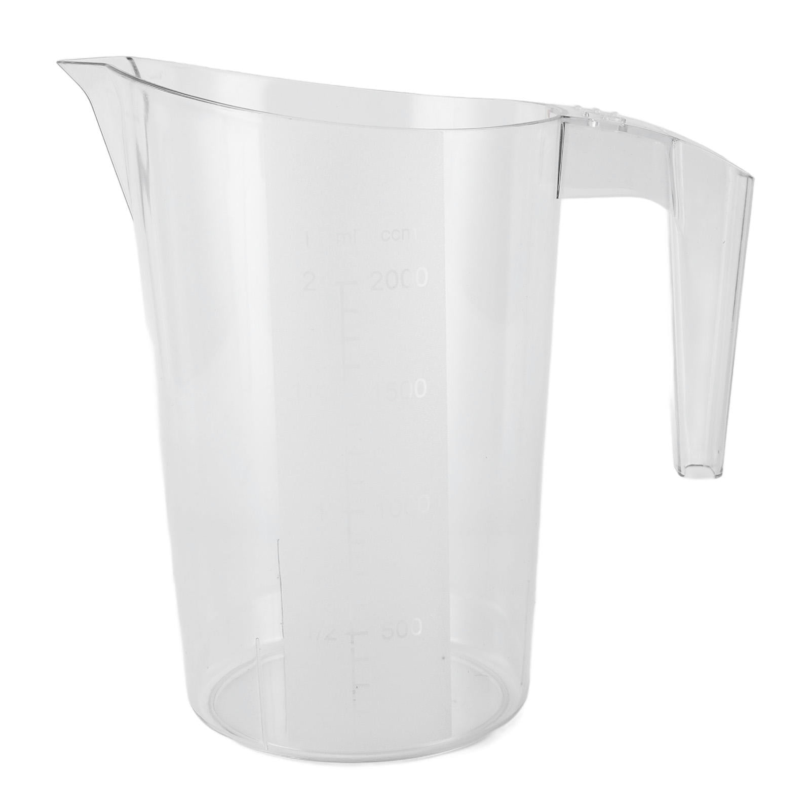 BIMZUC 2000ml Clear Tilt‑Opening Stackable Measuring Cup – Thick PC ...