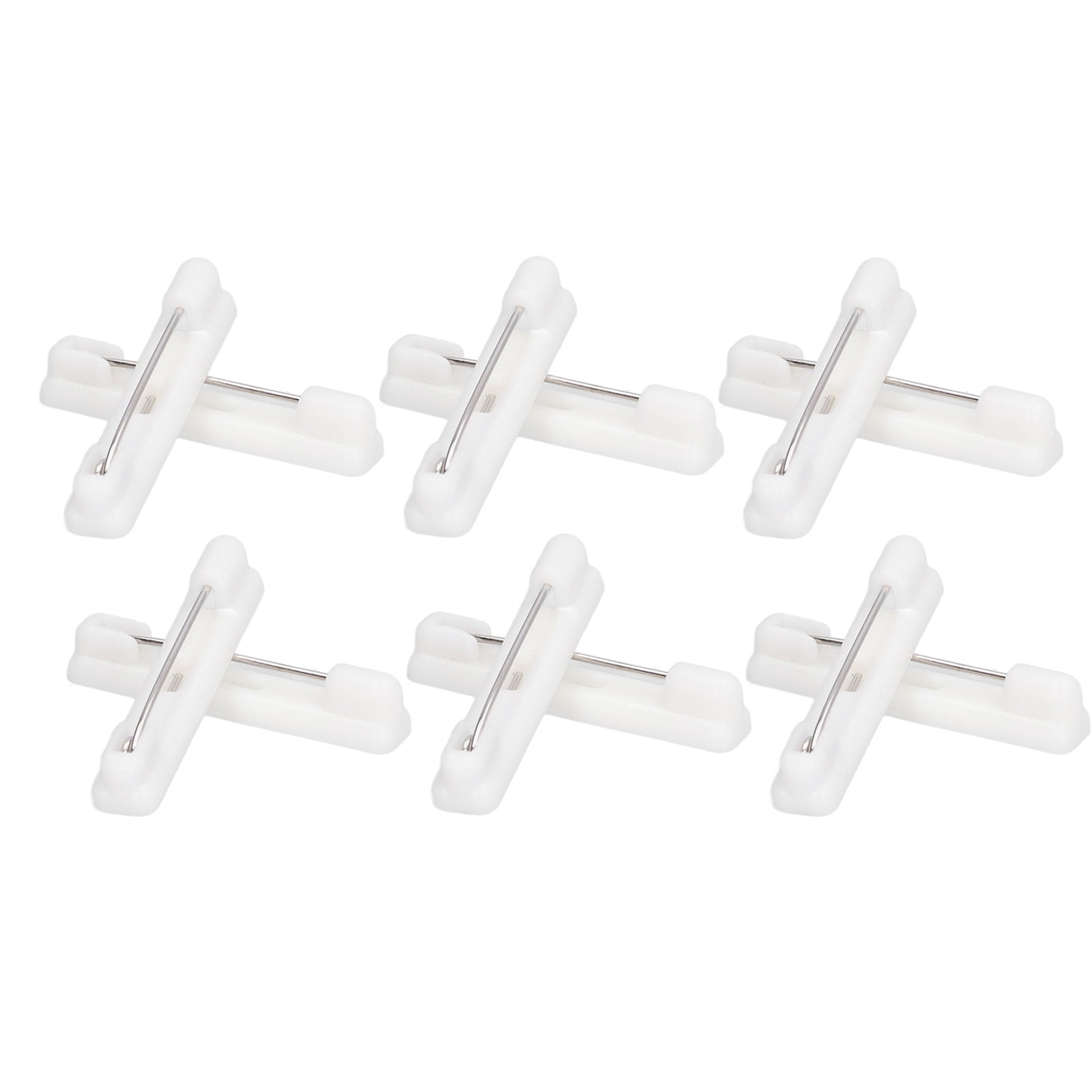 BIMZUC 200Pcs Name Plastic Pins Easy to Use Practical Safety Bar Pins ...