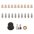 BIMZUC 23Pcs Plasma Cutter Torch Accessory Kit, Copper Electrode Nozzle ...