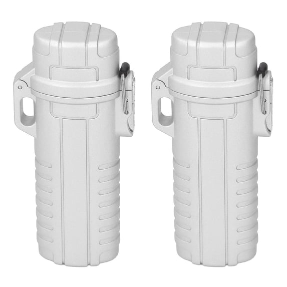 BIMZUC 2PCS Plastic Storage Tube Waterproof Sealed Portable Pocket ...