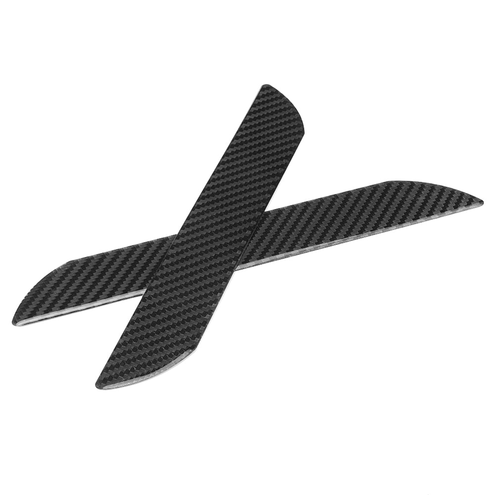 BIMZUC 2Pcs 3D Carbon Fiber Car Door Sill Scuff Plate Pedal Trim ...