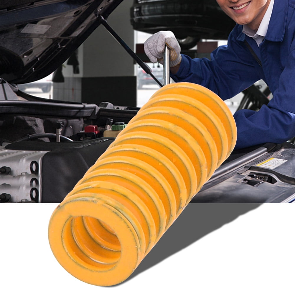 BIMZUC 2Pcs High Accuracy Steel Yellow Mold Coil Spring For Stamping ...