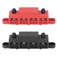BIMZUC 2Pcs Power Distribution Block M8 Screw 4 Terminal Bus Bar DC 48V ...