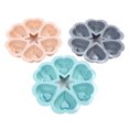 BIMZUC 3‑Pack Heart‑Shaped Silicone Cake Pans – Flexible, Non‑Stick ...