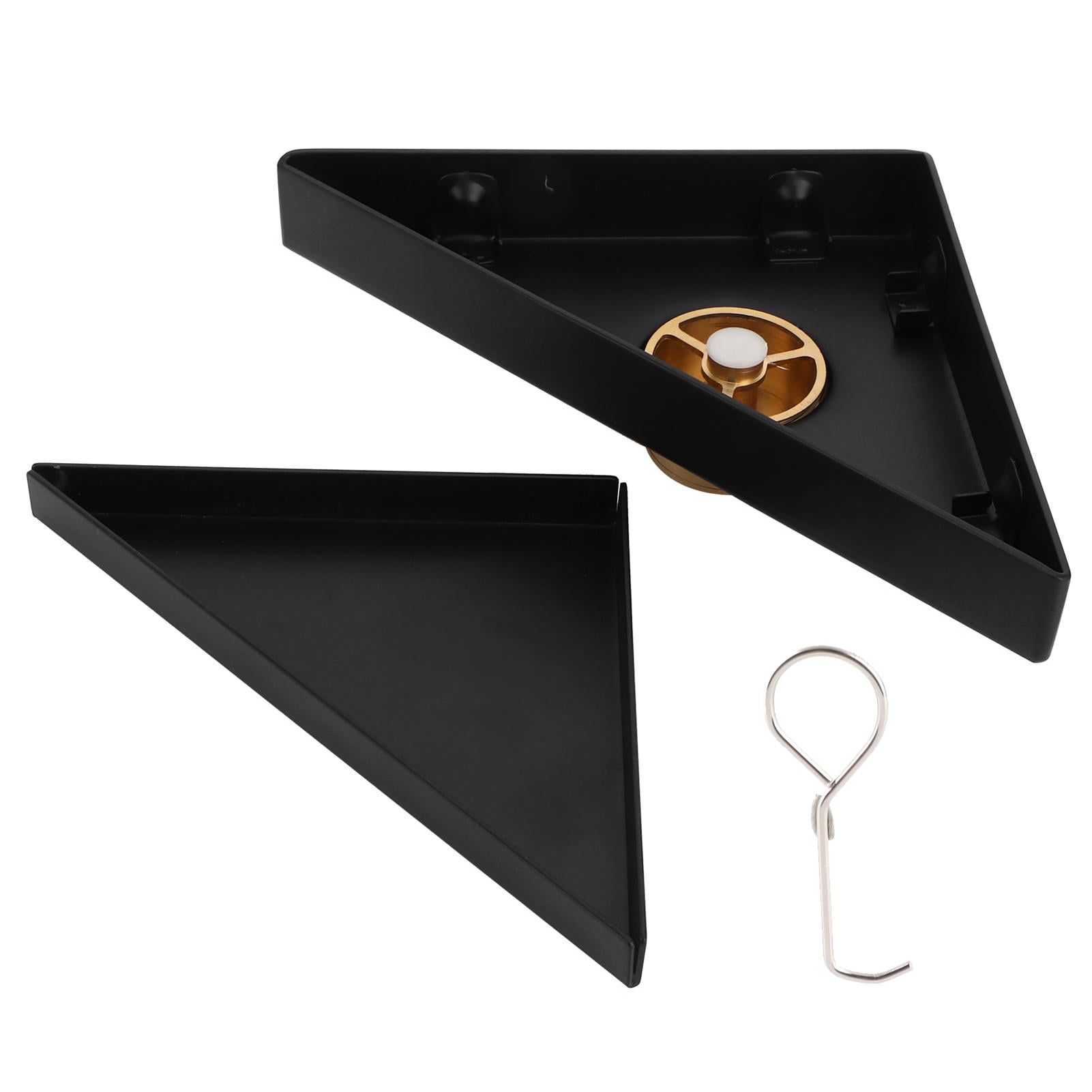 BIMZUC 304 Stainless Steel Floor Drain Set – Thick Triangular Concealed ...