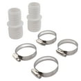 BIMZUC 32mm Pool Hose Adapter and Coupling Kit with Hose Clamps ...