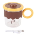 BIMZUC 400ml Electric Stirring Coffee Mug – One‑Touch Automatic Mixer ...