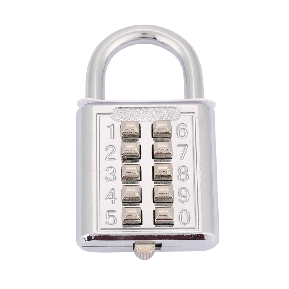 BIMZUC 5 Digit Combination Padlock, Zinc Alloy Password Lock for Door ...