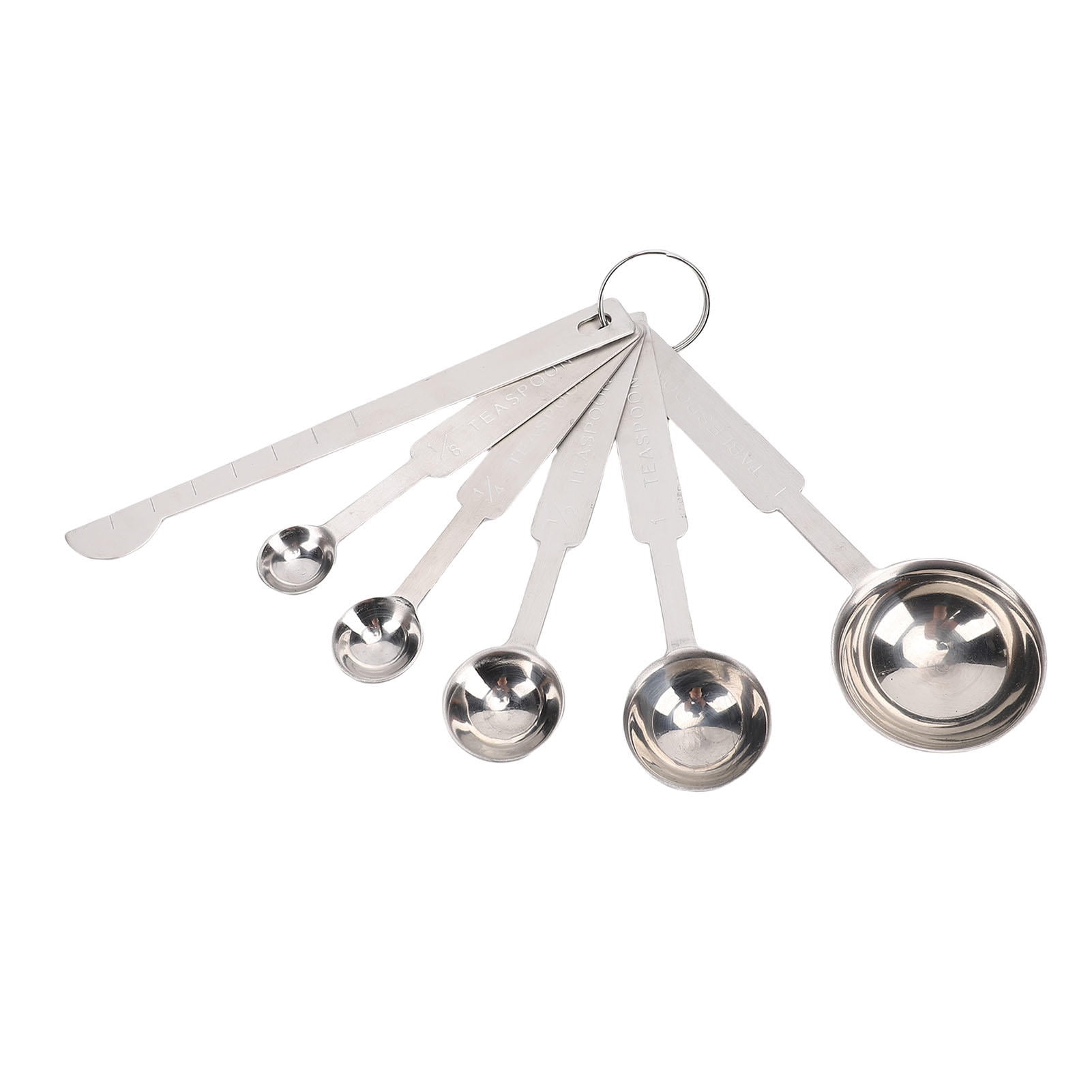 BIMZUC 5‑Piece 304 Stainless Steel Measuring Spoon Set – 0.5ml to 15ml ...