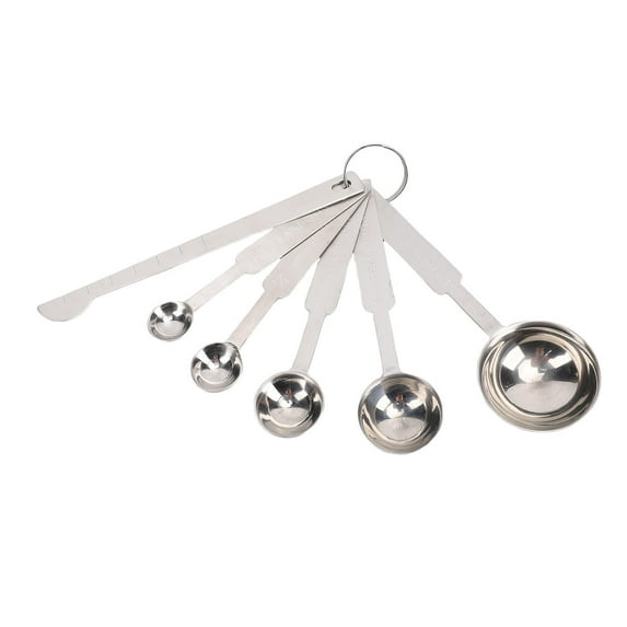BIMZUC 5‑Piece 304 Stainless Steel Measuring Spoon Set – 0.5ml to 15ml ...