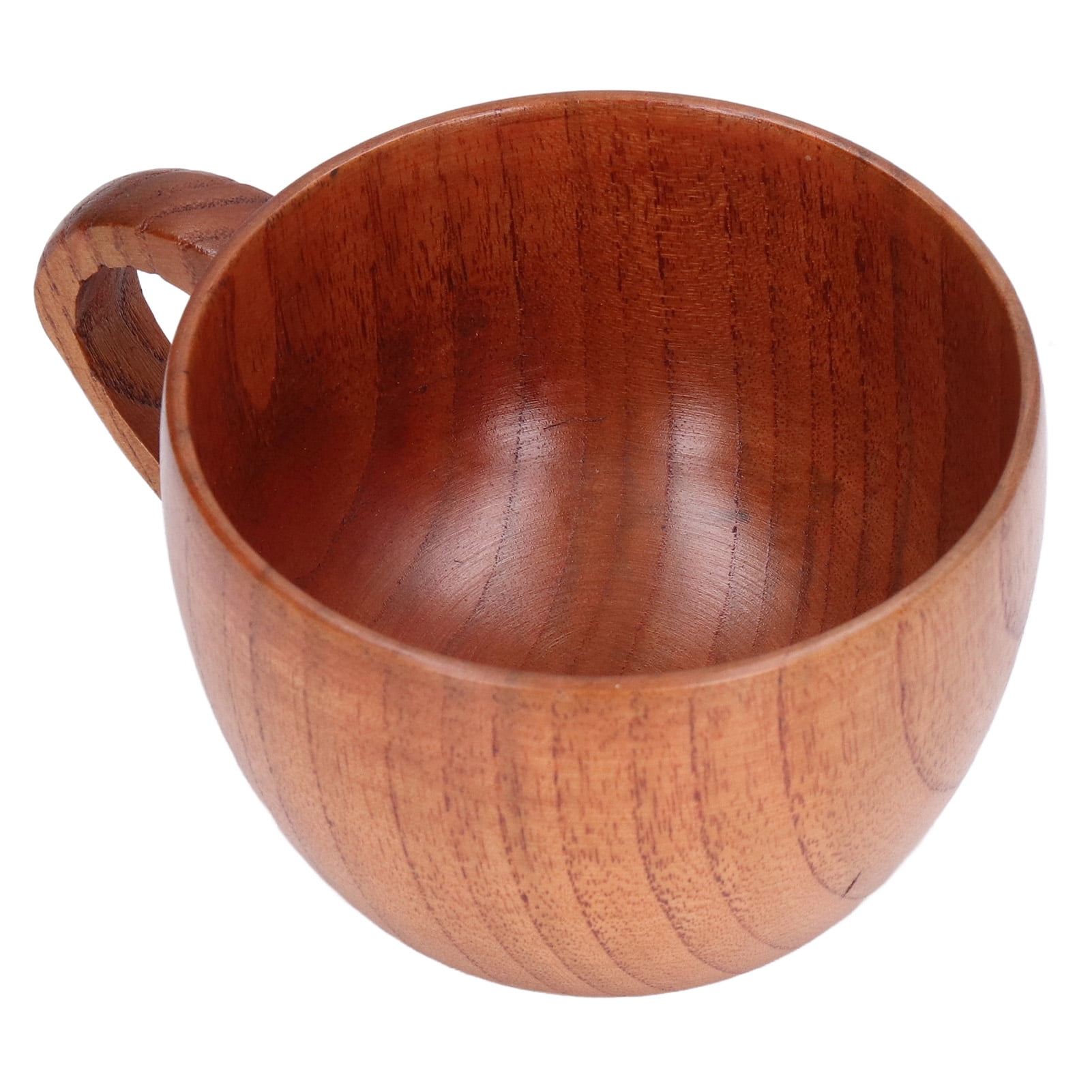 BIMZUC 6.76 fl oz / 200 ml Wooden Big Belly Cup, Simple Rustic Coffee ...